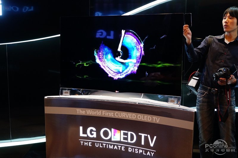 LG曲面OLED电视EA9800发布会现场_数字家电_太平洋科技