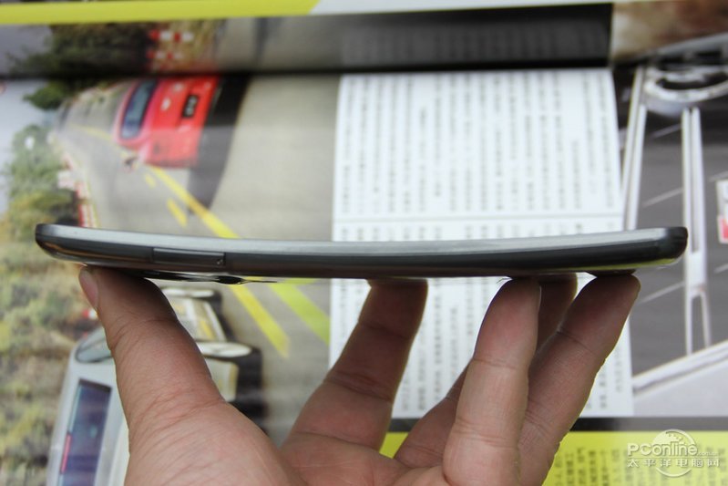 曲面屏幕+骁龙800 LG G Flex高清图赏_手机_太平洋科技